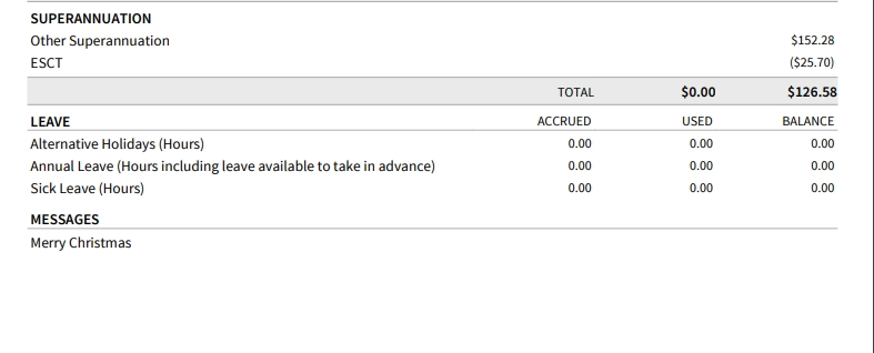 Add Note to Employee Payslip - My Accountants